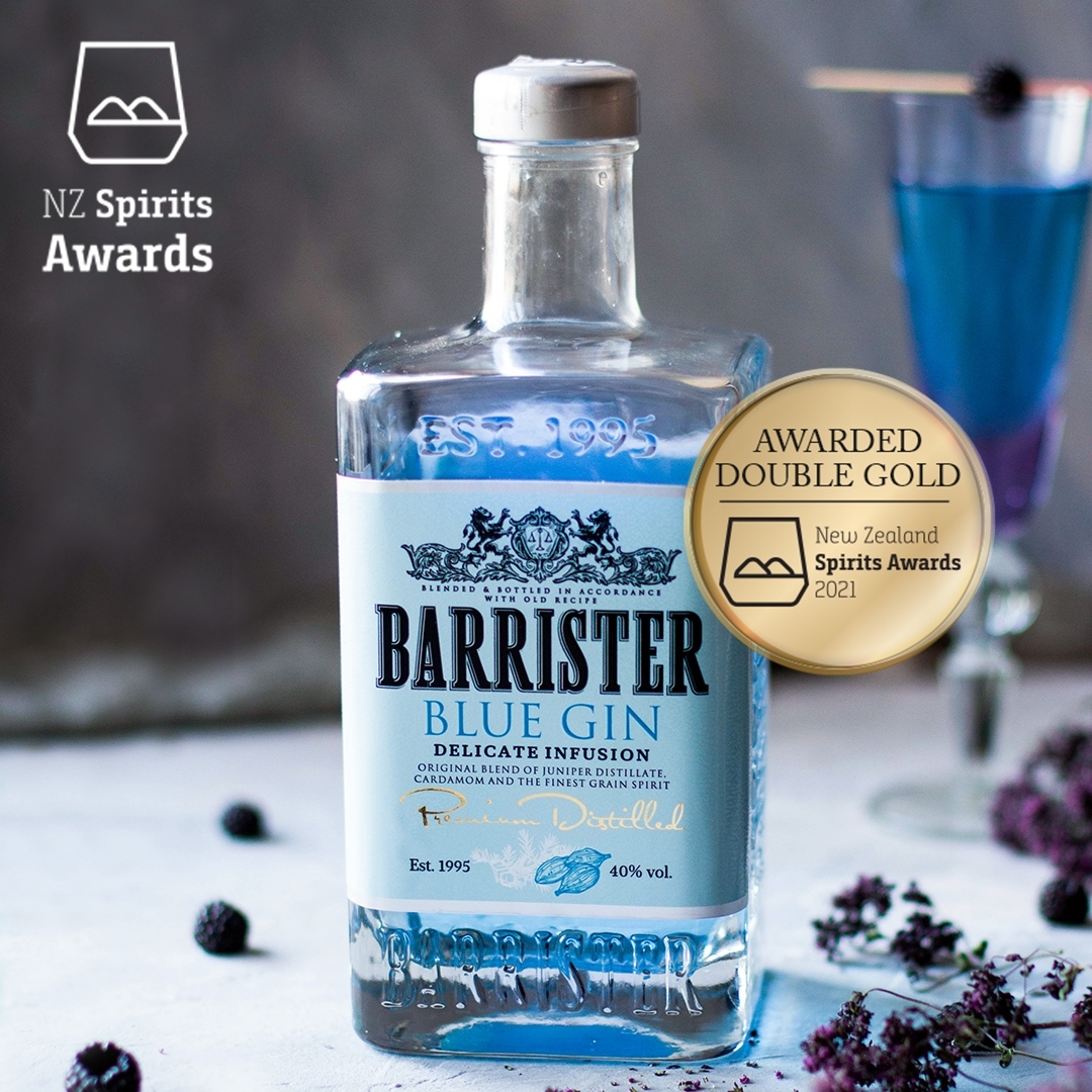 Wholesale Barrister Blue Gin 40% 700ml | 6 Bottles/Case | Q-Liquid Ltd ...